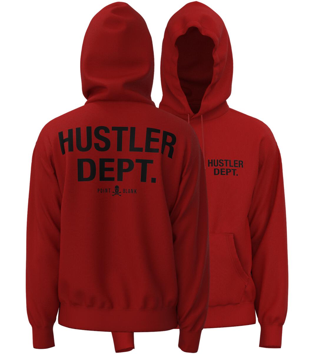 Point Blank - Hustler Dept. Hoodie (Red) – OCTANE