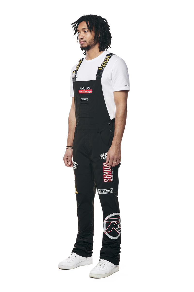 Smoke Rise - Racing Patched Overalls (Black) – OCTANE