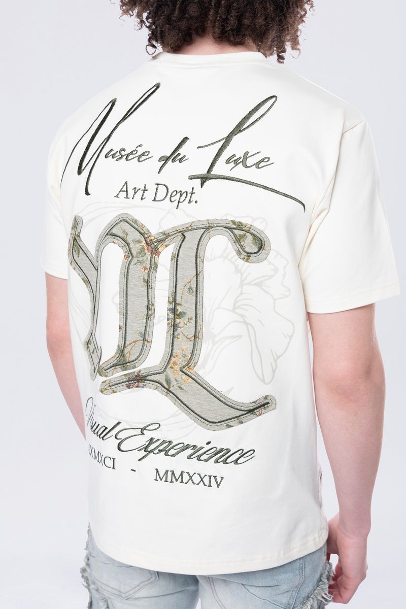 Smoke Rise - Tapestry Patch Short Sleeve Tee (Ecru) – Octane