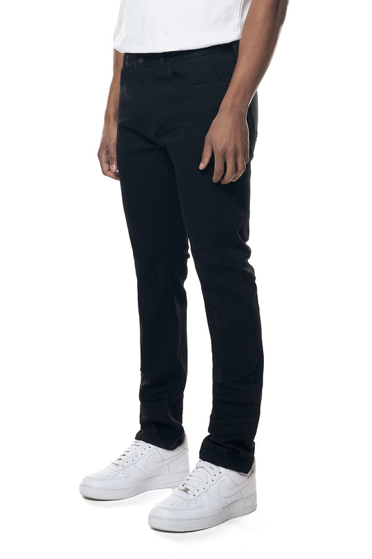 Smoke Rise - Essential Basic Clean Slim Fit Jean (Jet Black) – Octane