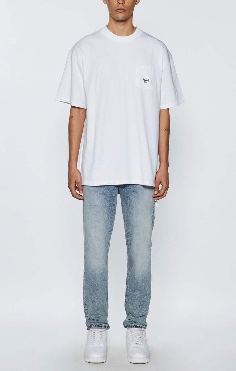 Ksubi - Stamp Ekcess Pocket Tee (White) – OCTANE